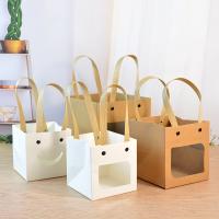 China CMYK Brown Gift Box With Window For Small Gift Packaging for sale