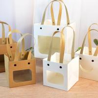 China CMYK Brown Gift Box With Window For Small Gift Packaging for sale