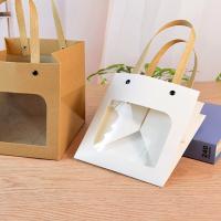 China CMYK Brown Gift Box With Window For Small Gift Packaging for sale