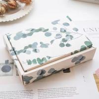 China Pink Flowers Coated Foldable Box With Ribbon With Ribbon CMYK Printing For Packaging for sale