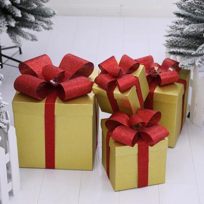 China Golden Glimmer Handmade Paper Boxes For Gift Decoration Packaging for sale