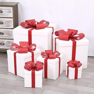 China CMYK White Art Paper Handmade Gift Boxes For Chirstmas Gift Packaging for sale