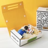 China White Coated Paper Foldable Boxes With Ribbon Small Gift Packaging for sale