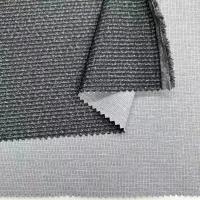 China Floating Grid Dual Tone Weft Stretch Fabric 75D*75D+40D+150D 97% Polyester 3% Spandex for sale