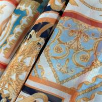 China Shiny 30D Printed Chiffon Fabric 30D*30D For Creating Lightweight Garments for sale