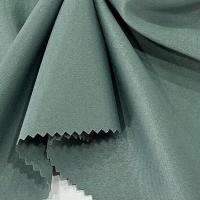 China 98% Polyester 2% Spandex Cationic Polyester Fabric 137GSM Dyed Bamboo Slub Weft Elastic Twill for sale