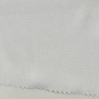 China 50D Sustainable Recycled Fabric Checkered High Elastic Jacquard Polyester Fabric 70GSM for sale
