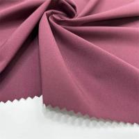 China Recycled Sustainable Polyester Plain Weave Fabric 50D Four Way Stretch For Sportswear for sale