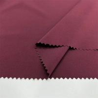 China Recycled Sustainable Polyester Plain Weave Fabric 50D Four Way Stretch For Sportswear for sale