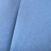 China Recycled Premium Polyester Double Yarn Warp Stretch Diamond Plaid Fabric 75D+40D*75D+40D 145GSM for sale