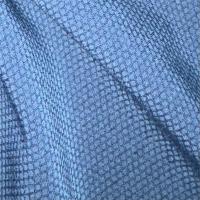China Recycled Premium Polyester Double Yarn Warp Stretch Diamond Plaid Fabric 75D+40D*75D+40D 145GSM for sale