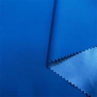 China 2/2 Blackout Recycled Twill Fabric Laminated With TPU Film 100% Recycled Poly For Making Trench Coats Jackets for sale