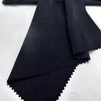 China Matte Half Twill Vertical Stripe Washed Velvet Shirt / Blouse Skirt Coat / Jacket Recycled Polyester Fabric Wholesale for sale
