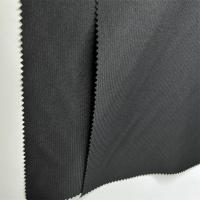China 150D Low Stretch Recycled Polyester Twisted Twill Fabric With Vertical Stripes 150D*150D Dresses And Skirts for sale