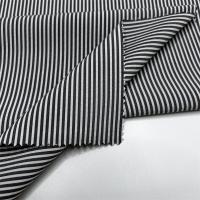 China 150D Cationic Recycled Polyester Vertical Stripe Fabric Dual Tone Effect In Trousers And Bottoms for sale