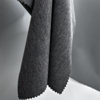 China Dual Tone Pearl Dot Cationic Polyester Fabric With Four Way Stretch Linen-like Texture On Surface for sale