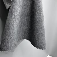 China Dual Tone Pearl Dot Cationic Polyester Fabric With Four Way Stretch Linen-like Texture On Surface for sale