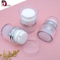 China Pump Sealing Type Round Airless Bottle Produced With AS Plastic Ideal For Packaging Skincare Lotions Creams And Serums for sale