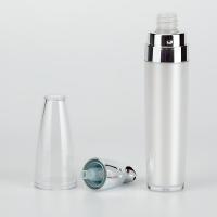 China Pump Sealing Type Slim Airless Pump Bottle Made from Durable AS Plastic Ideal for Cosmetic Packaging and Skincare Products for sale
