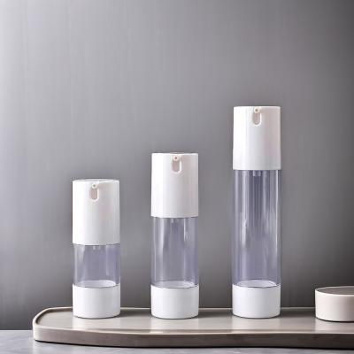 China 15ml Capacity Clear Airless Pump Bottle Featuring Sealing Type Pump Perfect for Skincare Products Cosmetics and Personal Care Packaging Needs for sale