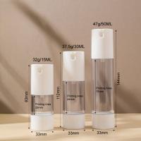 China 15ml Capacity Clear Airless Pump Bottle Featuring Sealing Type Pump Perfect for Skincare Products Cosmetics and Personal Care Packaging Needs for sale