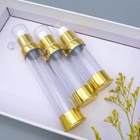 China Airless Sunscreen Bottle Packaging Made from AS Base Material Offered in 15ml and 30ml Capacity for Cosmetic Applications for sale