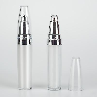 China Pump Sealing Type Slim Airless Pump Bottle Made from Durable AS Plastic Ideal for Cosmetic Packaging and Skincare Products for sale