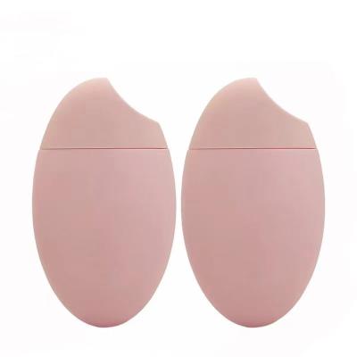 China Pump Sprayer Sealing Type 50ml PP Sunscreen Bottle Oval Featuring Screen Printing Surface Handling Ideal for Cosmetic Packaging Needs for sale