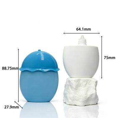 China Cylinder Style Mini PP Sunscreen Bottle Embossed Finish Crafted from ABS Plastic Perfect for Professional Cosmetic Packaging Needs for sale