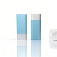China PE Body Material Portable Spray HDPE Sunscreen Bottle Blue Convenient Size Suitable for Personal Care and Daily Protection for sale