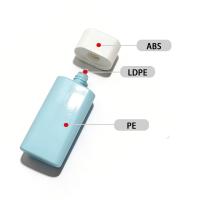 China PE Body Material Portable Spray HDPE Sunscreen Bottle Blue Convenient Size Suitable for Personal Care and Daily Protection for sale