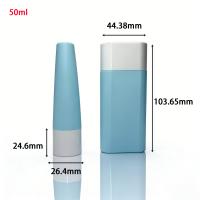 China PE Body Material Portable Spray HDPE Sunscreen Bottle Blue Convenient Size Suitable for Personal Care and Daily Protection for sale