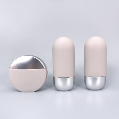 China PE Collar Material 60ml HDPE Sunscreen Bottle Colored Excellent Choice for Cosmetic Packaging Including PE Base Material for sale