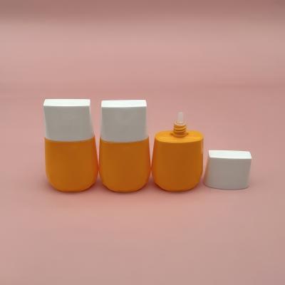 China Silk Screen Printing PE PP Material Beach Travel Unique Sunscreen Bottle Packaging Providing Durable Lightweight Solution for Sun Care for sale