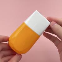 China Silk Screen Printing PE PP Material Beach Travel Unique Sunscreen Bottle Packaging Providing Durable Lightweight Solution for Sun Care for sale