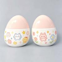 China 50ml Capacity PE Mini Sunscreen Bottle Egg Round Packaging Solution Suitable for Sunscreen and Lotion Products for sale