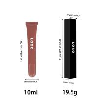 China 50ML Capacity Round Shaped Lipgloss Applicator Tube Featuring Leak Proof Design and Comfortable Grip Suitable for Cosmetic for sale
