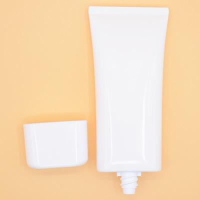 China Labeling 30ml PP Cosmetic Pe Tube Flat Round Shaped Sturdy Packaging Tube Suitable for Skincare Creams Lotions and Gels for sale