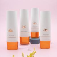 China Glossy / Matte Surface 60ml PP Cosmetic Aluminum Tubes Flat Round Shaped Ideal Packaging Solution for Skincare Creams and Lotions for sale