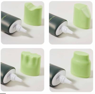 China Cap Size D14.7MM H34.2MM 60ml PE Nozzle Cosmetic Applicator Tubes Flat Diameter 19MM Octagon Shape Suitable for Skincare Packaging Solutions for sale