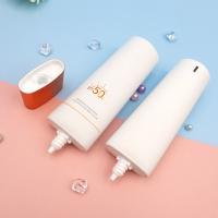 China Glossy / Matte Surface 60ml PP Cosmetic Aluminum Tubes Flat Round Shaped Ideal Packaging Solution for Skincare Creams and Lotions for sale
