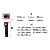 China 60ml to 150ml capacity oval cosmetic tubes featuring pp nozzle designed for creams lotions and various beauty product packaging needs for sale
