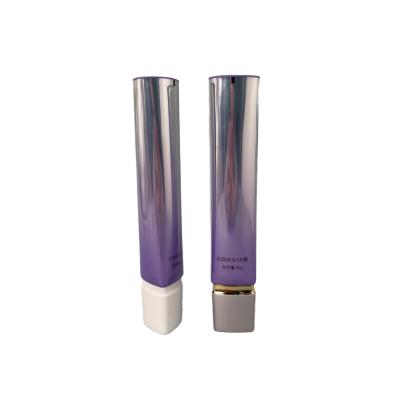 China 60ml Capacity Cosmetic Tube Featuring Silk Screen Printing and Round Applicator Head Ideal for Skincare Packaging Solutions for sale