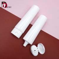 China 40mm tail width cosmetic tubes round style featuring 60ml 80ml pp nozzle ideal for 40ml capacity creams lotions gels for sale