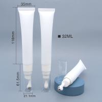 China Diameter 13MM 30ML PE Roll On Cosmetic Tube Flat Design Offering Packaging Solution For Cosmetic Creams And Personal Care Items for sale