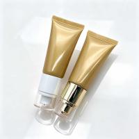China PE 30ml PCR Airless Cosmetic Tubes Oval Diameter 19MM Effective Packaging for Skincare Products and Cosmetic Applications for sale