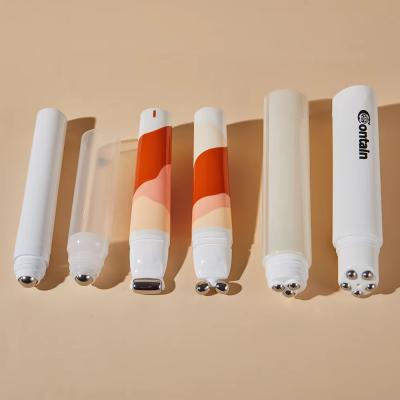 China 83mm to 186mm Cosmetic Tube 30ml Capacity Including PP Cap Material and Roll On Sponge Applicator Ideal for Cosmetic Product Dispensing for sale
