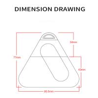 China 30ml Triangle Debossed Matte Sunscreen Bottle Screw Cap Constructed Using PP ABS Plastic Material Suitable for Cosmetic for sale
