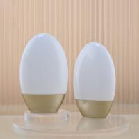 China Oval 30ml 50ml PE Plastic Sunscreen Bottle Round Design Practical Packaging Solution for Sunscreen and Cosmetic Products for sale