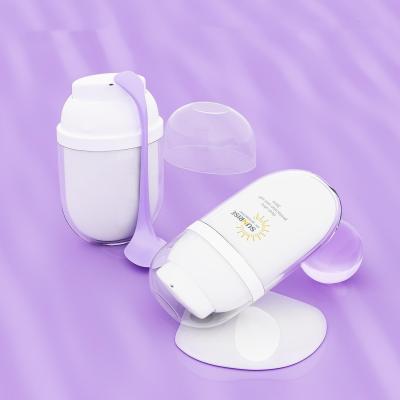 China Elegant Luxury Sunscreen Bottle with Screw Cap and Customized Color in 30ml Capacity for sale